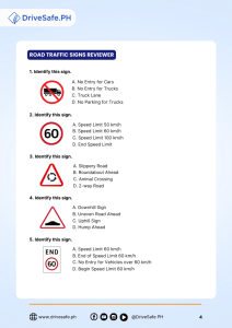 FREE Theoretical Driving Exam Reviewer - DriveSafe